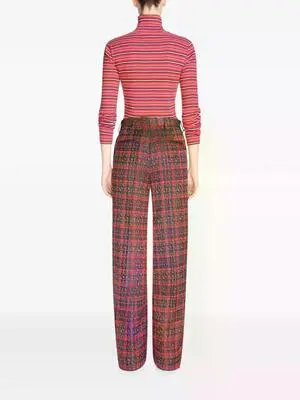Dries Van Noten Tailored Jacquard Pants