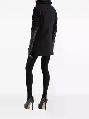 7 For All Mankind Mini Ruched High-neck Dress
