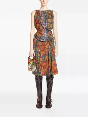 Dries Van Noten Draped Viscose Dress
