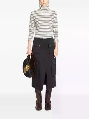 Dries Van Noten Overdyed Cargo Skirt