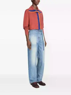 Dries Van Noten Cropped Cashmere Cardigan