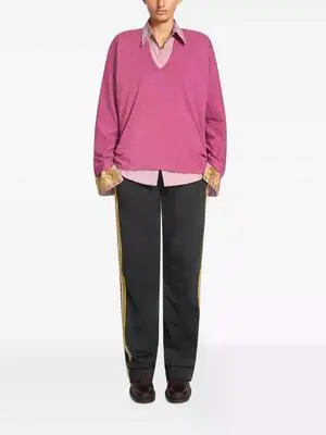 Dries Van Noten Jersey Track Pants - Black