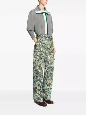 Dries Van Noten Cropped Cashmere Cardigan