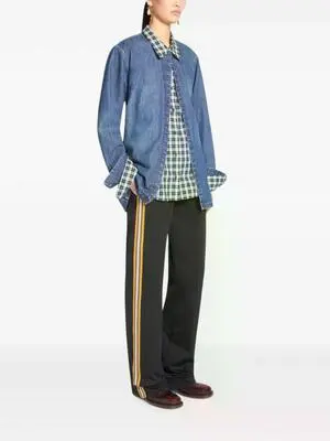 Dries Van Noten Wrap Denim Shirt