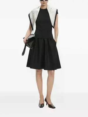 JNBY Shirred A-line Midi Skirt
