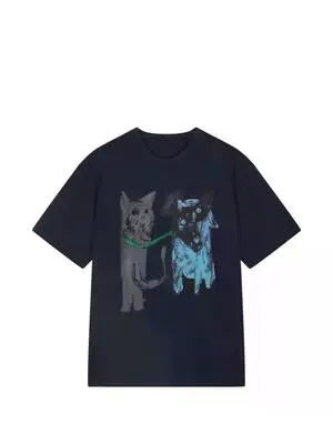 JNBY Graphic-print T-shirt - Blue