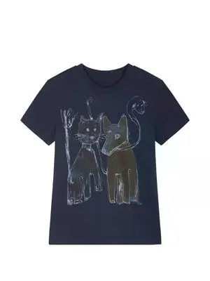 JNBY Graphic-print T-shirt - Blue
