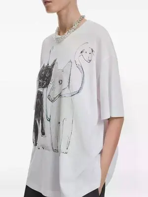 JNBY Graphic-print Cotton T-shirt