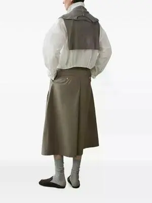 LESS Pleated Cotton Trousers