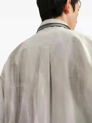 CROQUIS Gingham-pattern Contrast-pocket Shirt