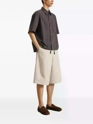 CROQUIS Pinstripe Short-sleeve Shirt
