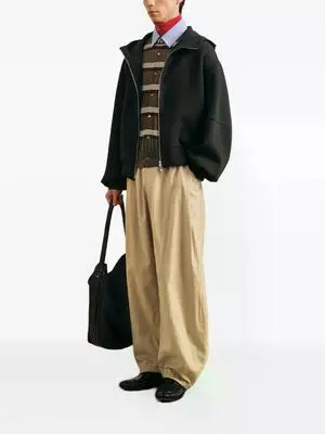 CROQUIS Relaxed-fit Curved-leg Trousers