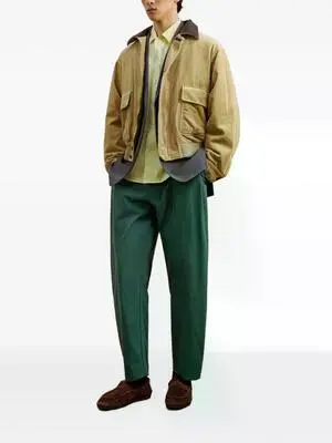 CROQUIS Relaxed-fit Curved-leg Trousers
