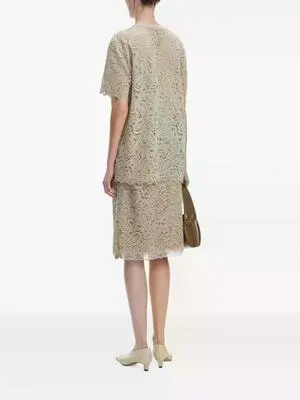 JNBY Short-sleeved Lace T-shirt