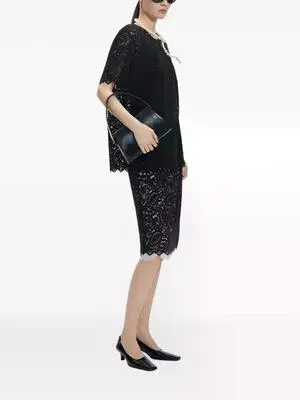 JNBY Short-sleeved Lace T-shirt
