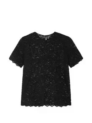 JNBY Short-sleeved Lace T-shirt