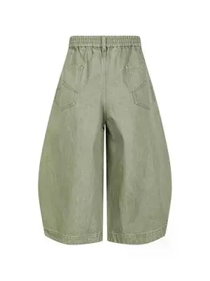 CROQUIS Curved-leg Cropped Jeans