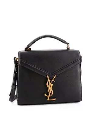 Saint Laurent Cassandra Top Handle Bag Leather Mini Shoulder Bag
