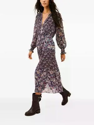 Ba&sh Kacy Floral-print Midi Dress