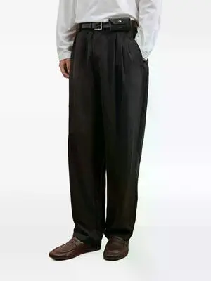 CROQUIS Pleated Tapered Trousers