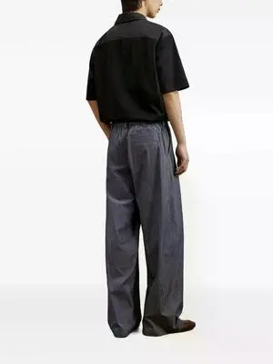 CROQUIS Belted Wide-leg Trousers
