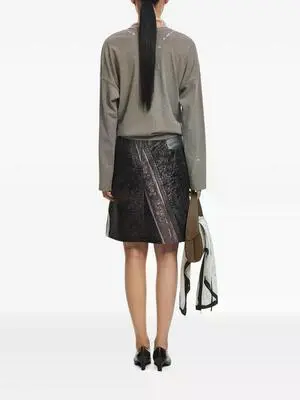 JNBY Pearl-embellished Long-sleeved T-shirt