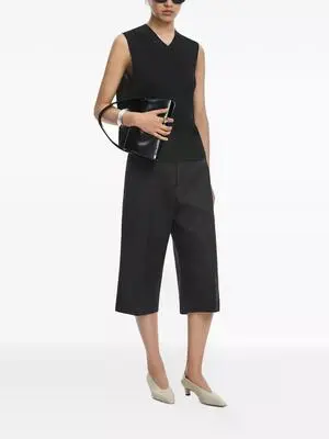JNBY V-neck Ribbed Vest