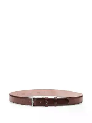 LOTTUSSE Bear Polished-finish Buckle Belt - Brown