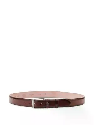LOTTUSSE Bear Polished-finish Buckle Belt - Brown