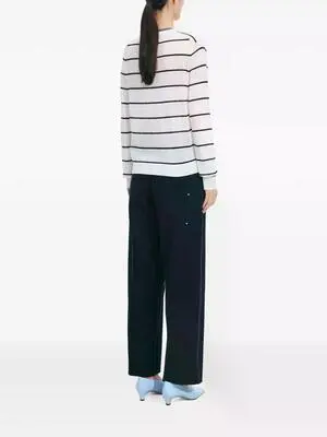 JNBY V-neck Striped Sweater