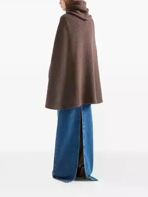 7 For All Mankind High-neck Shawl-sleeve Sweater