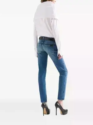 7 For All Mankind High-neck Shirt - White