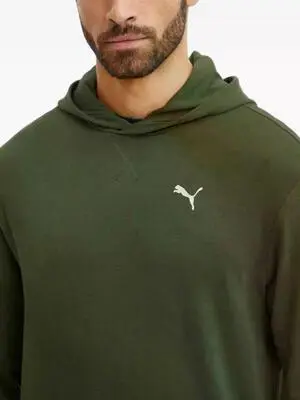 PUMA Logo-print Pouch-pocket Hoodie