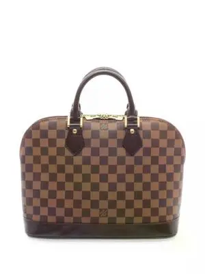 LOUIS VUITTON 2003 Alma Damier-ebene Handbag