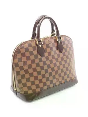 LOUIS VUITTON 2003 Alma Damier-ebene Handbag