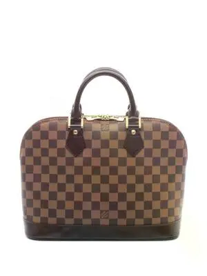 LOUIS VUITTON Alma Damier Ebene Handbag