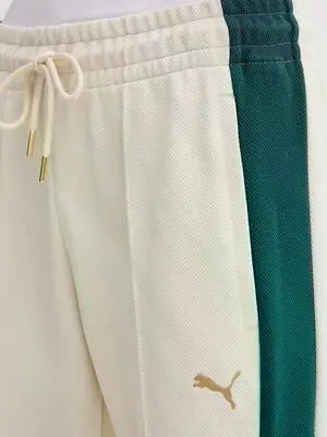 PUMA Logo Embroidered Flared Trousers