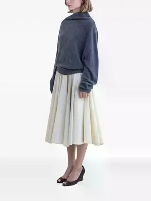 BELLE ANNA Reve Asymmetric-neck Sweater