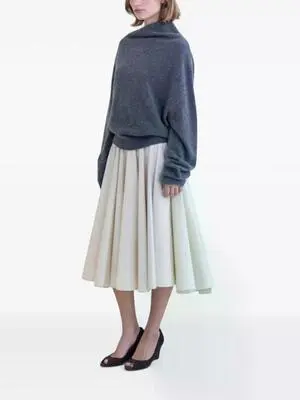 BELLE ANNA Reve Asymmetric-neck Sweater