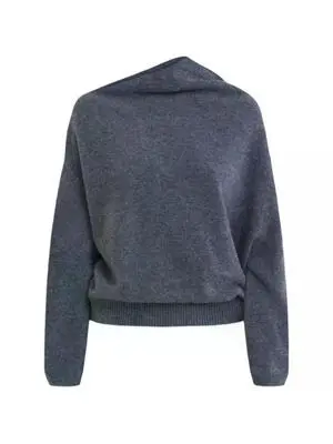 BELLE ANNA Reve Asymmetric-neck Sweater