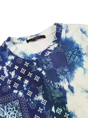 LOUIS VUITTON 2010s Monogram Bandana-print T-shirt