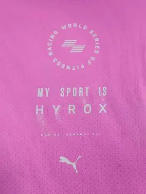 PUMA X Hyrox Dryelite Logo-print T-shirt