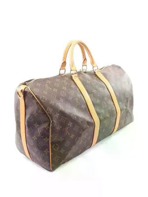 LOUIS VUITTON Keepall Bandoulière Monogram Boston Bag