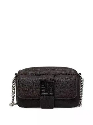 Armani Exchange Logo-plaque Pebbled Cross Body Bag