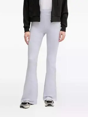 PUMA Dare To Waffle-knit Flared Leggings - Blue