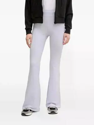PUMA Dare To Waffle-knit Flared Leggings - Blue