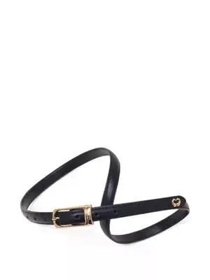 Maje Slim Leather Belt