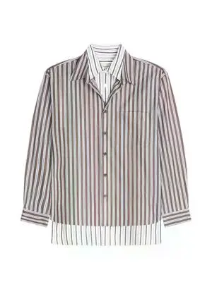Dries Van Noten Double-layer Cotton Shirt