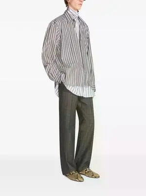 Dries Van Noten Double-layer Cotton Shirt