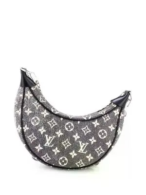 LOUIS VUITTON Loop Handbag Monogram Jacquard Denim Hobo Bag